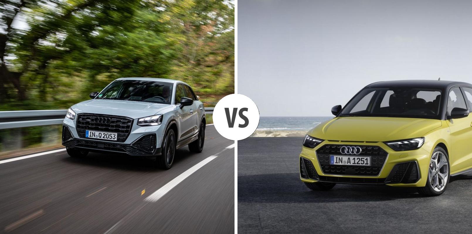 Audi Q2 vs Audi A1 comparativa - diferencias, precios y datos técnicos