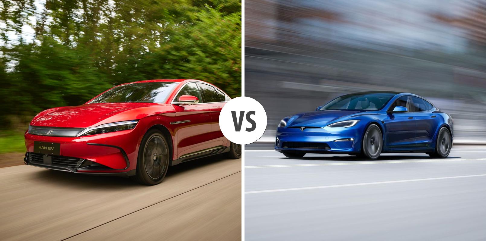 BYD Han VS Tesla Model S - ¿Cuál es mejor? Comparación completa ...