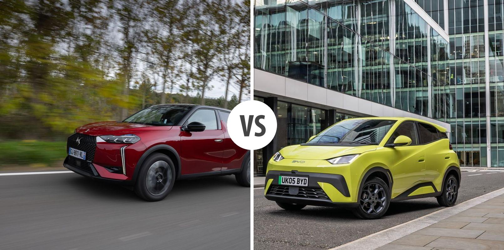 DS Automobiles DS 3 vs BYD Dolphin Surf - Diferencias y precios comparados