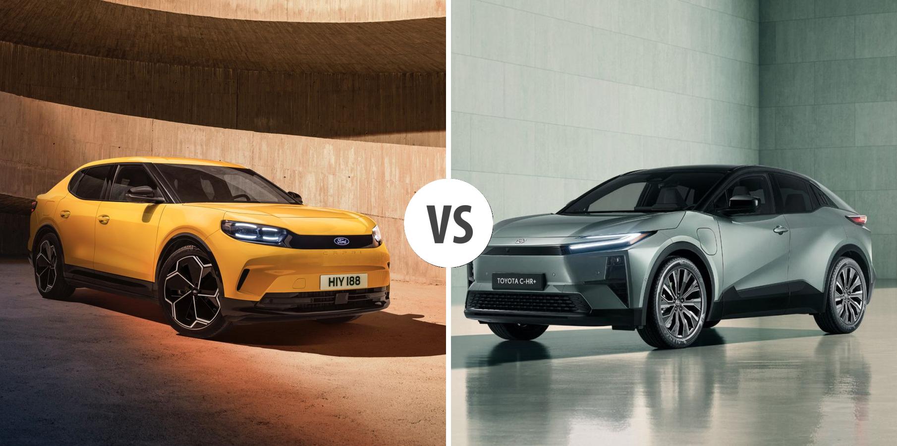 Ford Capri vs Toyota C-HR+ comparativa - diferencias, precios y datos ...