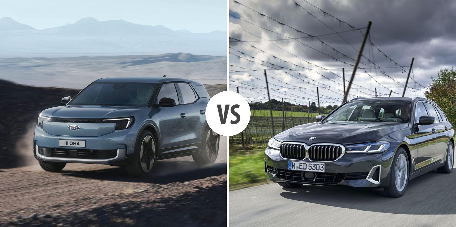 Ford Explorer EV vs BMW 5 Series Touring comparativa - diferencias ...