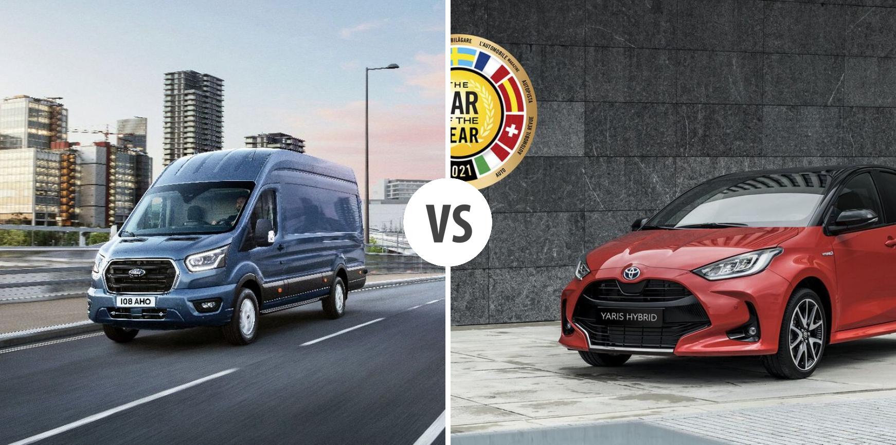 Ford Transit Custom Bus VS Toyota Yaris - ¿Cuál es mejor? Comparación ...