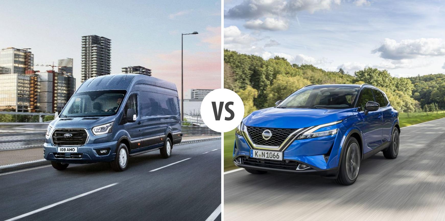 Ford Transit Custom Camper VS Nissan Qashqai - ¿Cuál es mejor ...