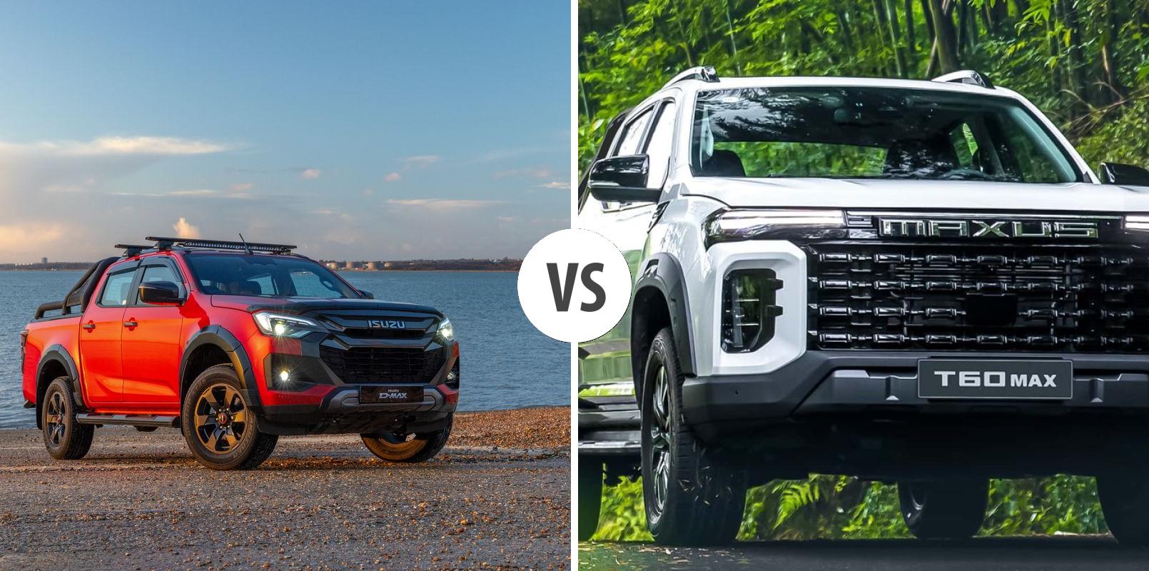 Isuzu D-Max vs Maxus T60 MAX comparativa - diferencias, precios y datos ...
