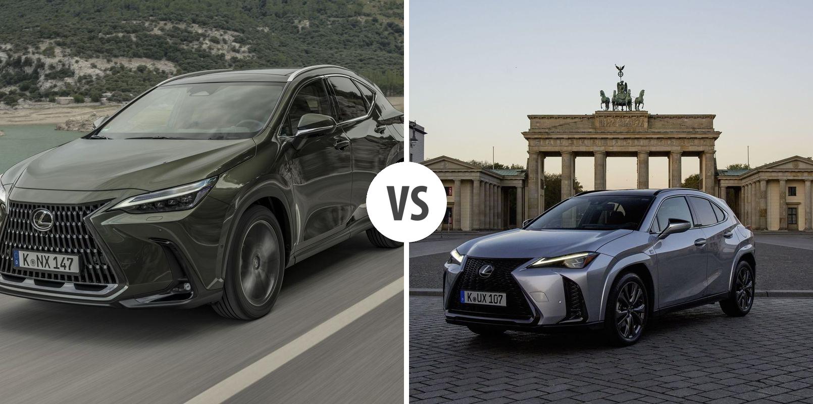 Lexus NX vs Lexus UX - Diferencias y precios comparados