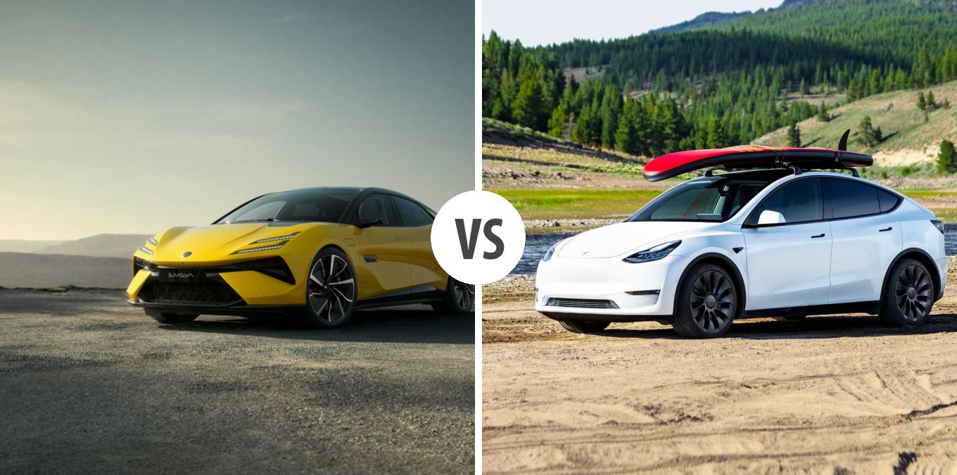 Lotus Emeya vs Tesla Model Y comparativa - diferencias, precios y datos ...