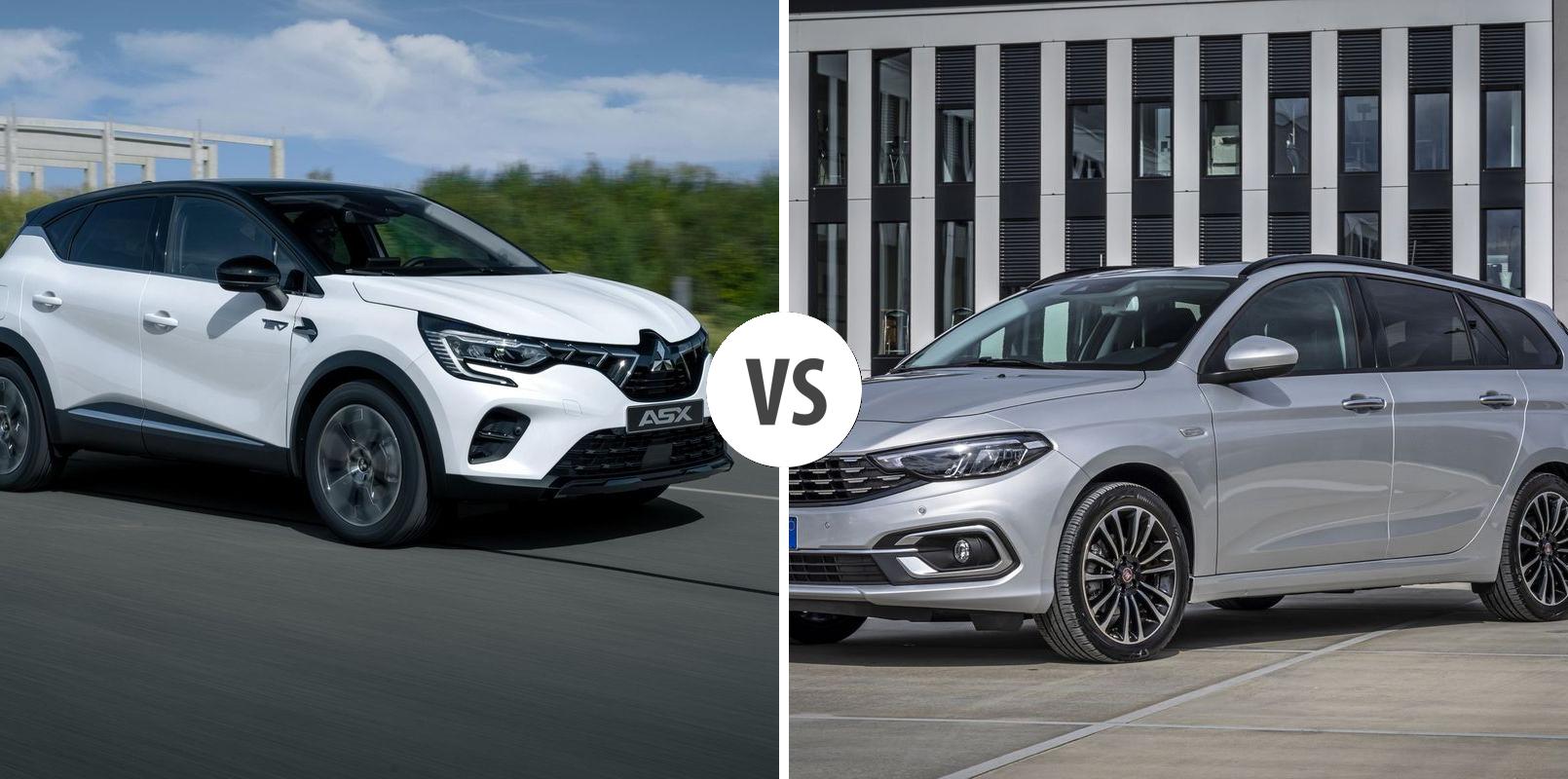 Mitsubishi ASX vs Fiat Tipo Wagon comparativa - diferencias, precios y ...