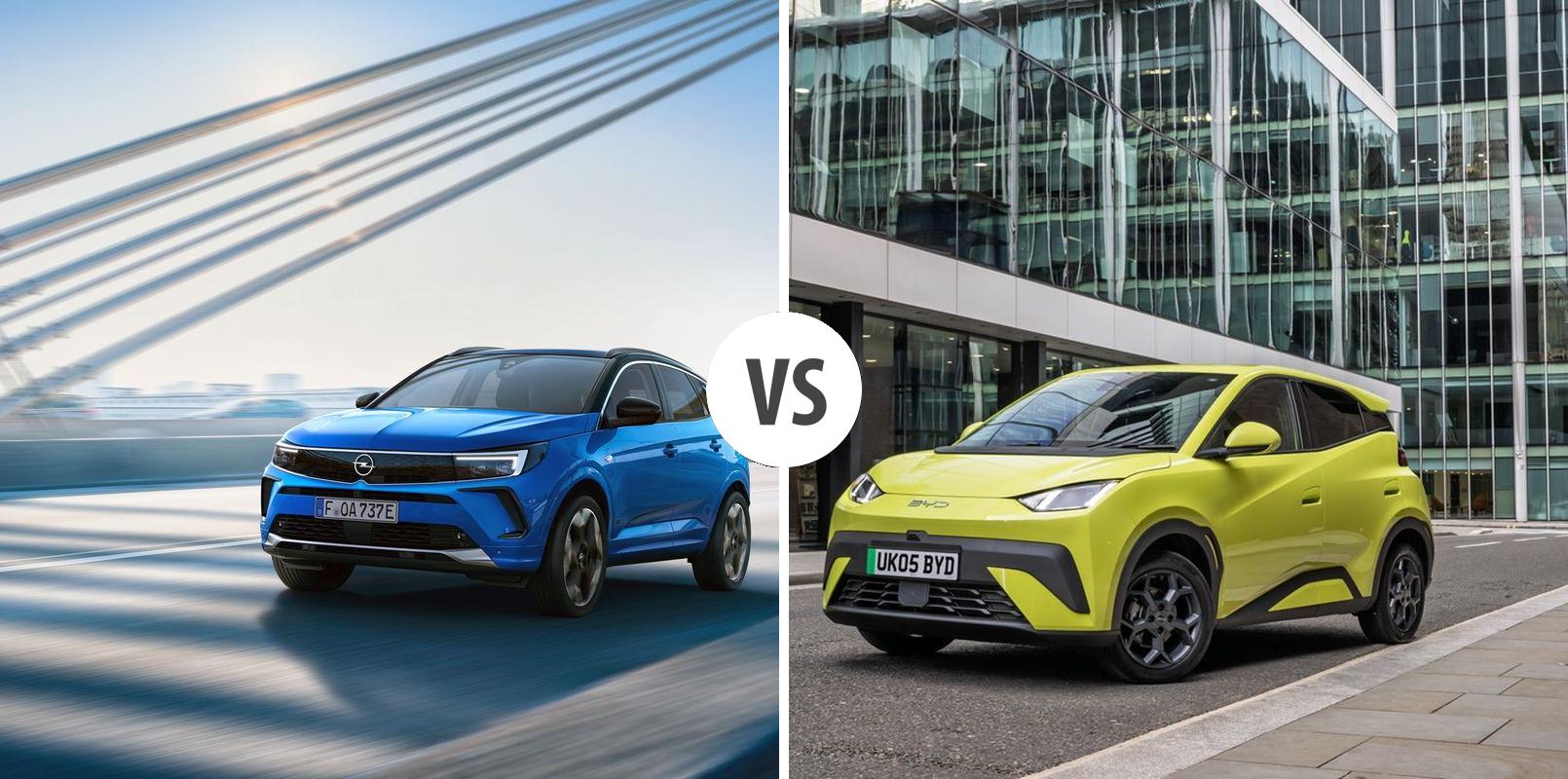 Opel Grandland vs BYD Dolphin Surf comparativa - diferencias, precios y ...