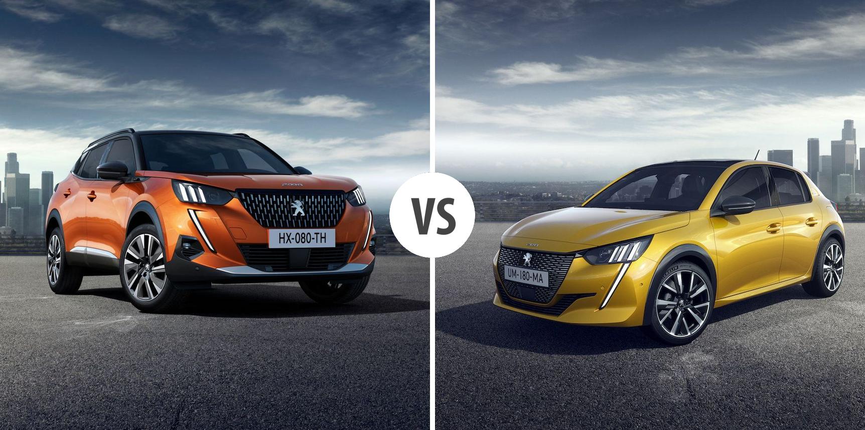 Peugeot 2008 vs Peugeot 208 comparativa - diferencias, precios y datos ...