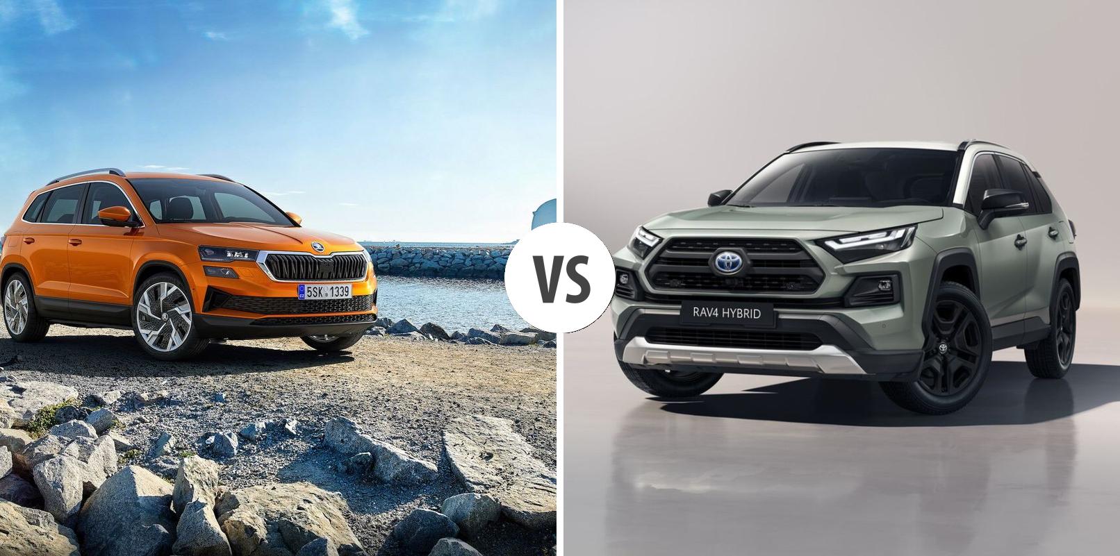 Skoda Karoq vs Toyota RAV4 comparativa - diferencias, precios y datos ...