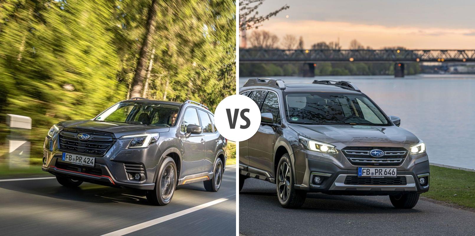 Subaru Forester vs Subaru Outback comparativa - diferencias, precios y ...