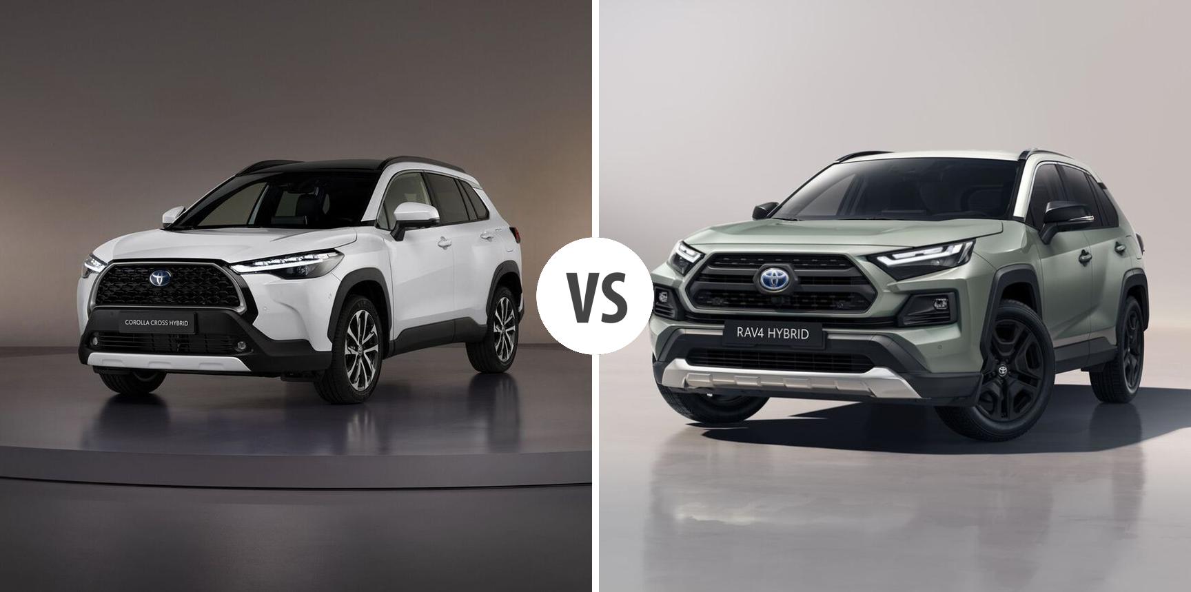 Toyota Corolla Cross vs Toyota RAV4 - Diferencias y precios comparados