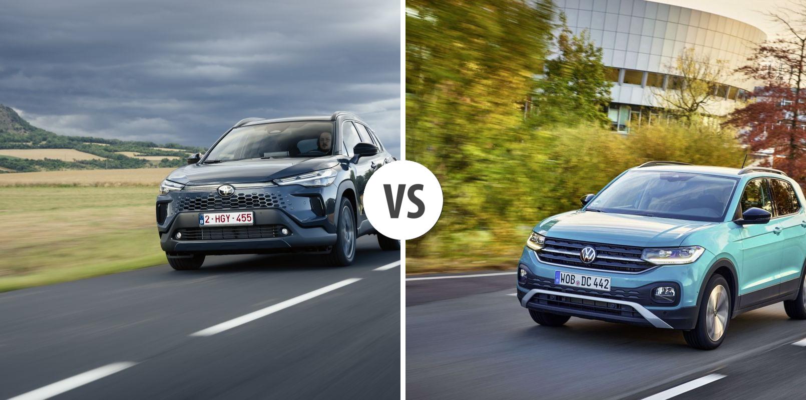 Toyota Corolla Cross vs VW T-Cross comparativa - diferencias, precios y ...