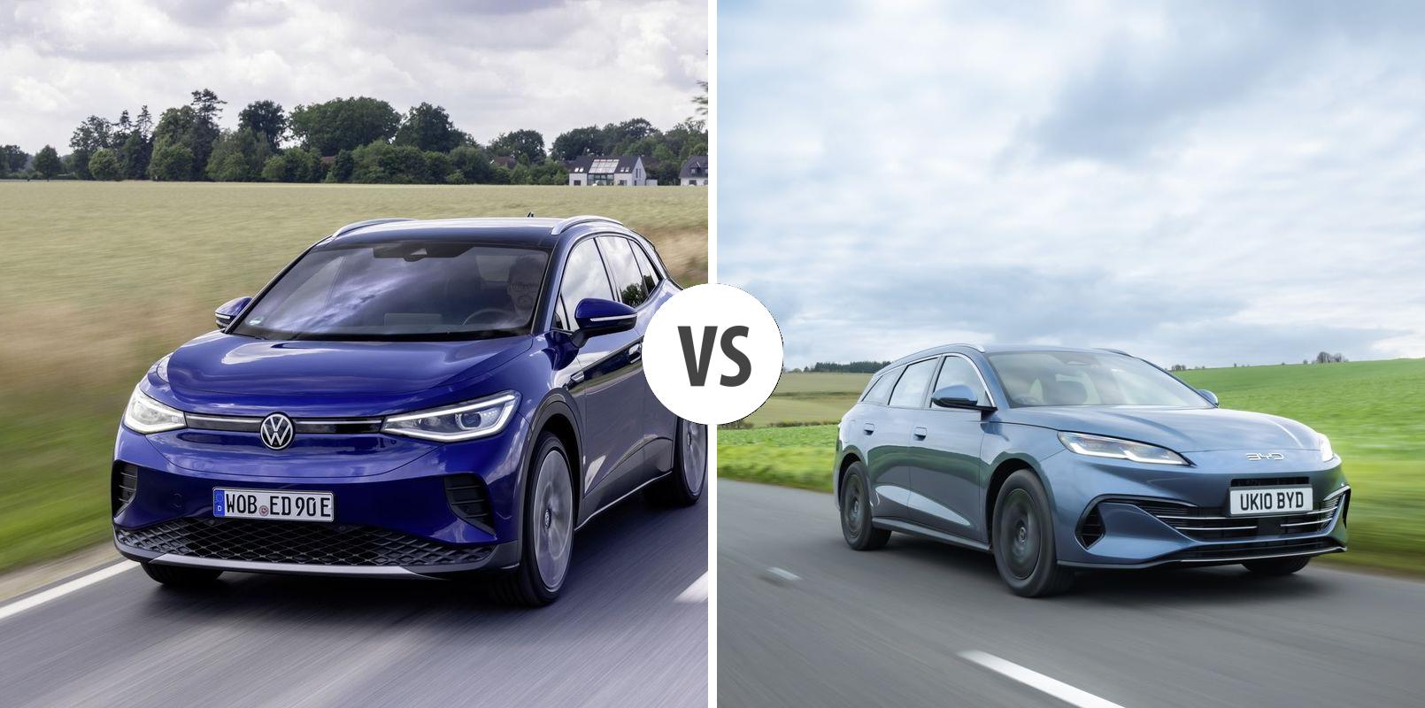 VW ID.4 vs BYD Seal 6 comparativa - diferencias, precios y datos técnicos