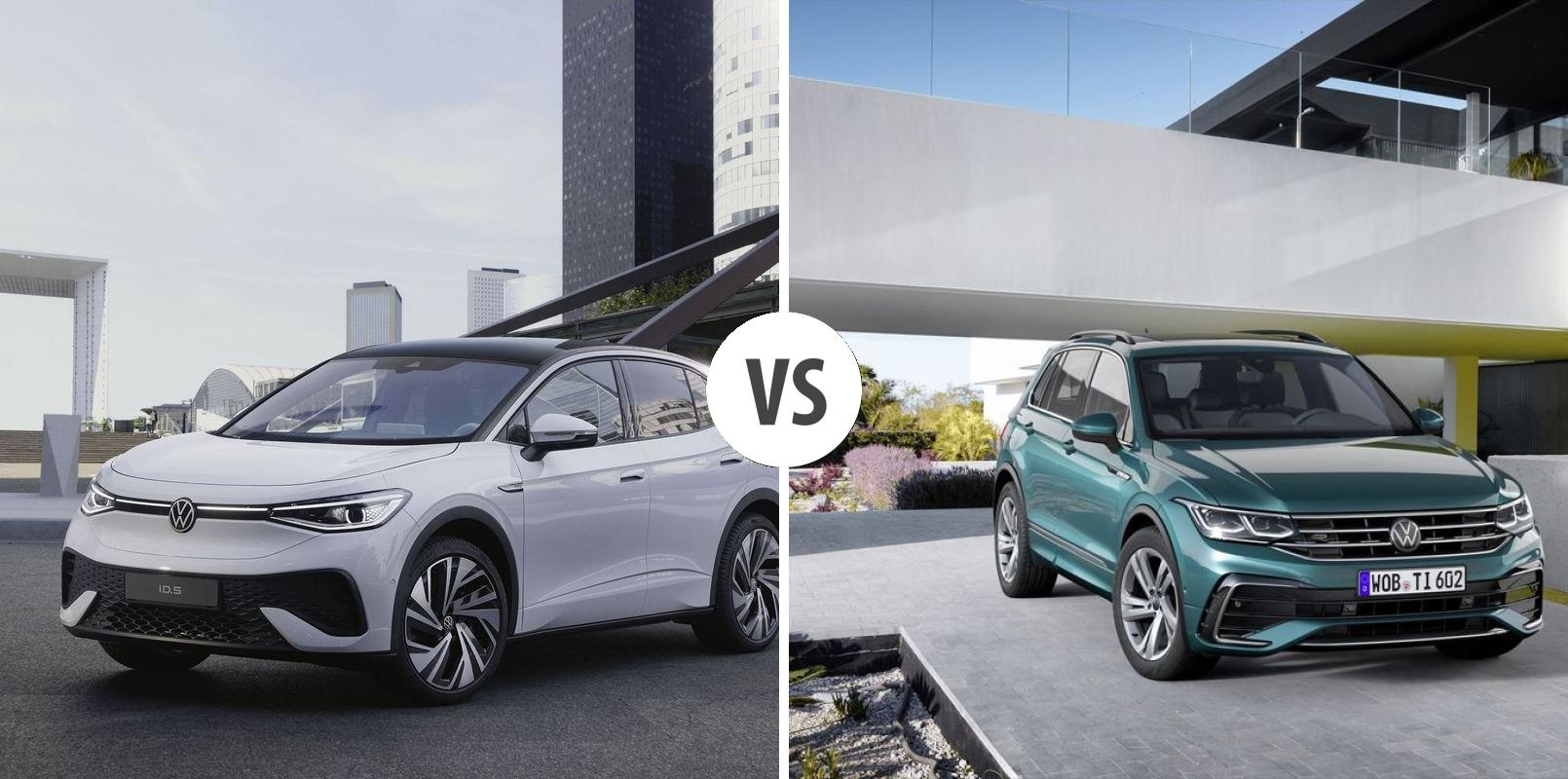 VW ID.5 vs VW Tiguan comparativa - diferencias, precios y datos técnicos