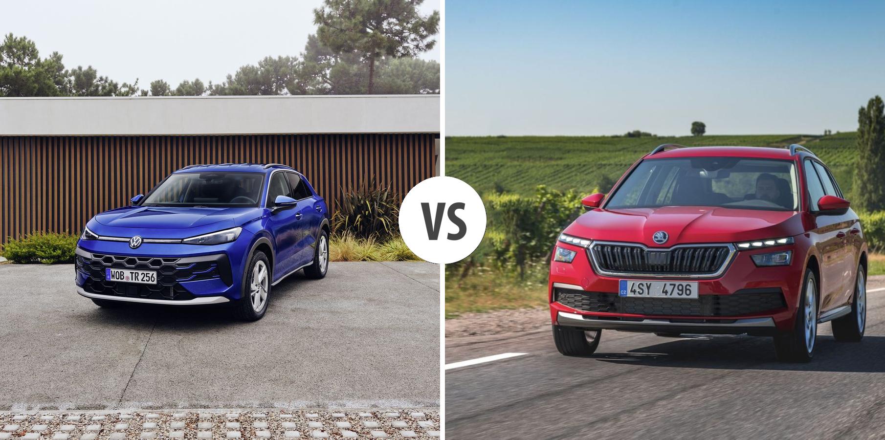 VW T-Roc vs Skoda Kamiq comparativa - diferencias, precios y datos técnicos